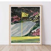 The Masters "azalea Bed" at Augusta National | Archival-grade Art Print ...