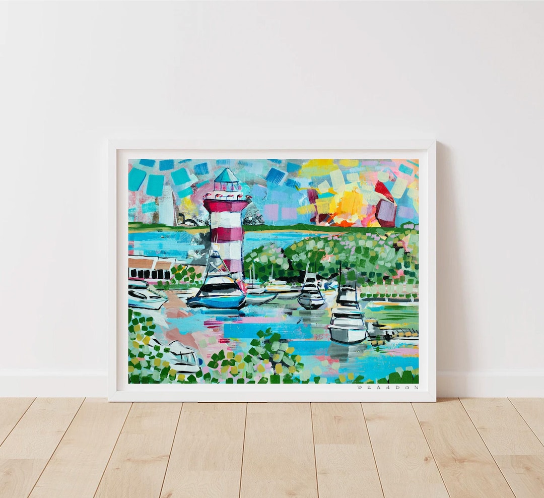 Hilton Head Island Lighthouse in Harbour Town by Brandon Thomas ...