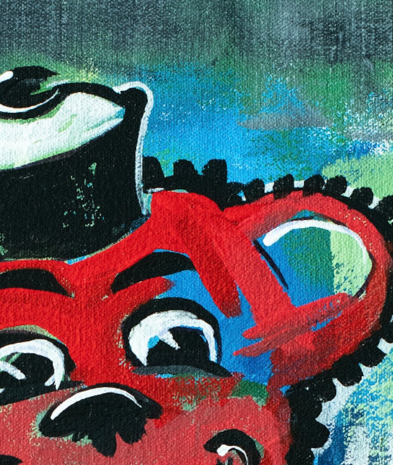 Cincinnati Bearcats Vintage Bearcat Painting Print - Etsy