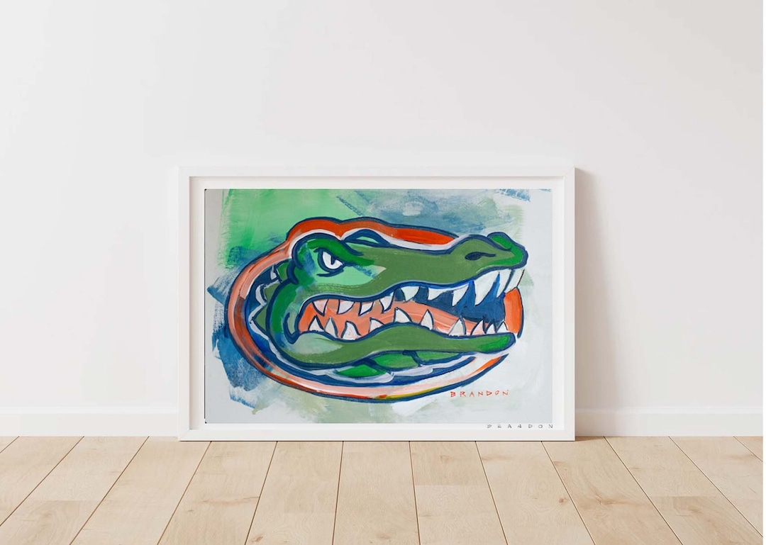 Florida Gators "clasic Gator" | Archival-quality Print by Brandon ...