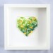 Green & Yellow Heart Pattern Art Paper Art How to Make Love Gift ...