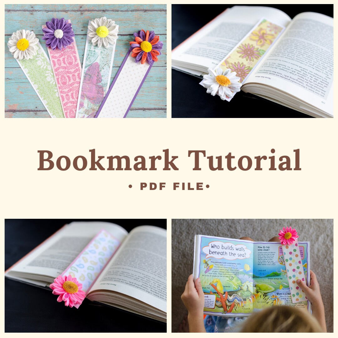 Quilling Tutorial PDF Bookmark Tutorial Book Lover Lessons Quilling ...