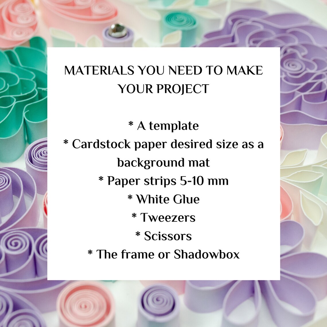 TEMPLATE to Make Quilled Christmas Tree - Quilling Patterns - Winter ...