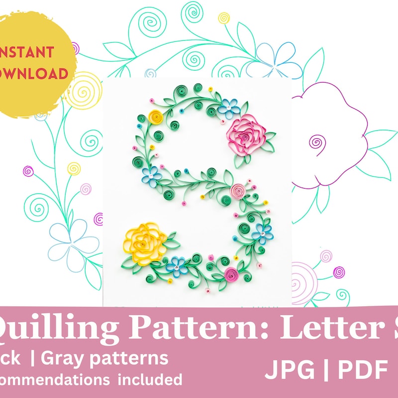 Quilled Letter - Etsy