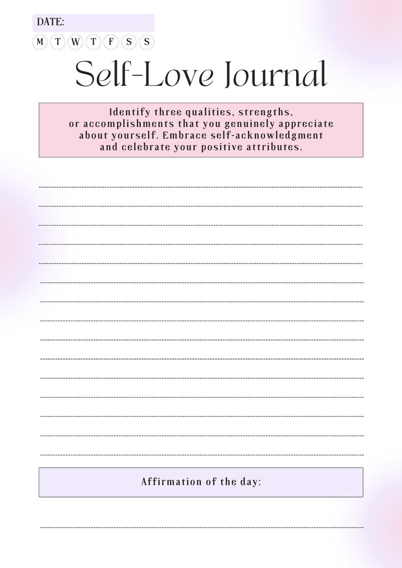 30-day Guided Journals Trio: Self-care, Self-love, and Self-growth ...