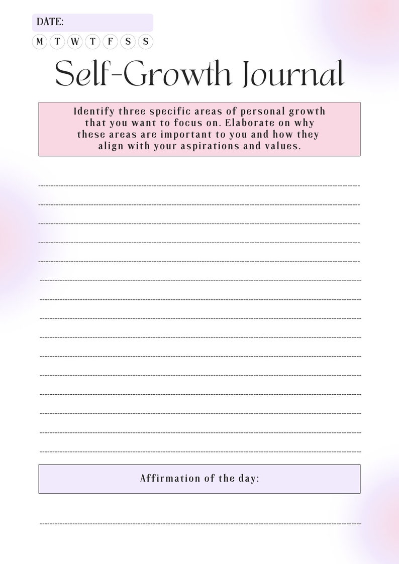 30-day Guided Journals Trio: Self-care, Self-love, and Self-growth ...