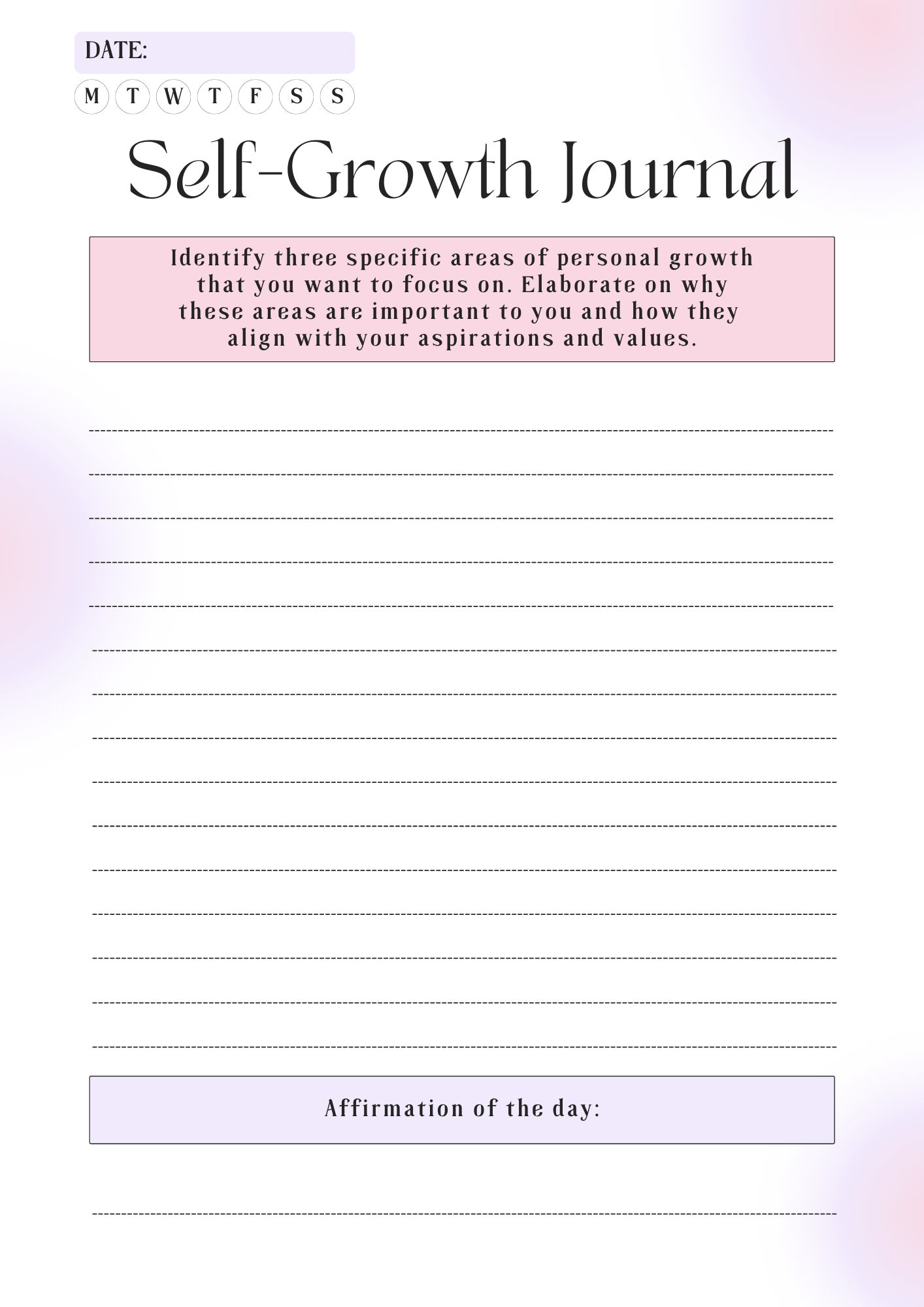 30-day Guided Journals Trio: Self-care, Self-love, and Self-growth ...
