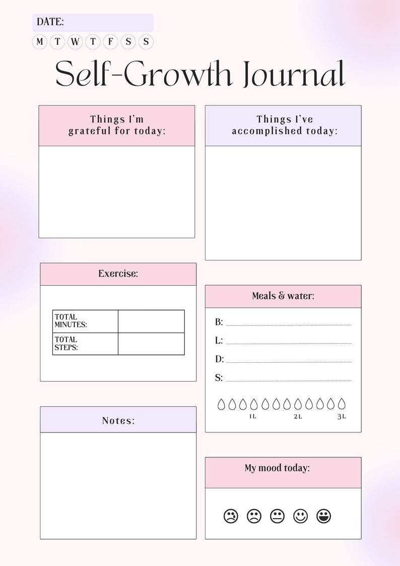 30-day Guided Journals Trio: Self-care, Self-love, and Self-growth ...