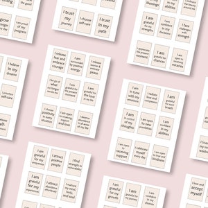 99 Inspiring Affirmation Cards for Positive Mindset, Self-growth ...