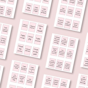 99 Inspiring Affirmation Cards for Positive Mindset, Self-growth ...