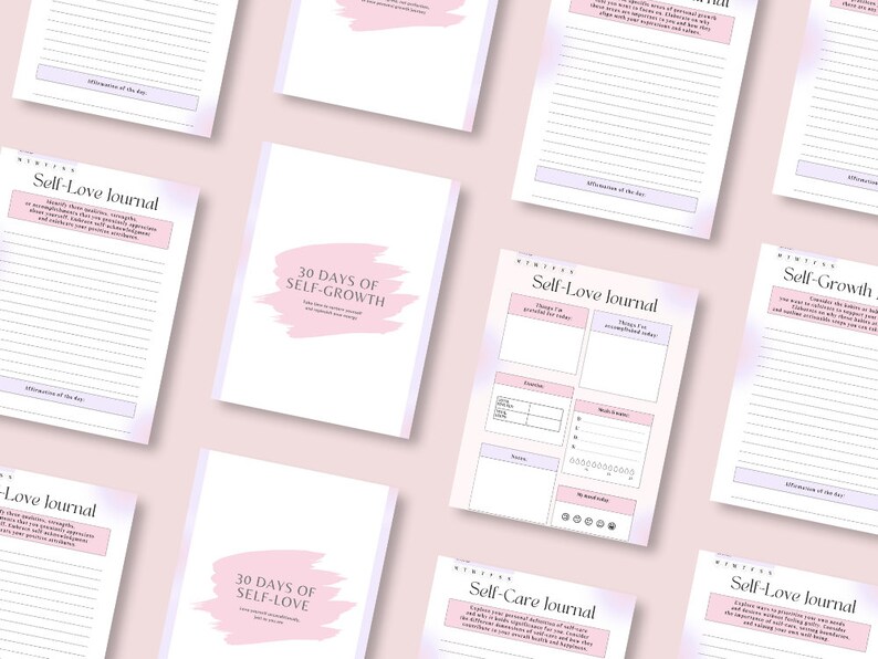 30-day Guided Journals Trio: Self-care, Self-love, and Self-growth ...
