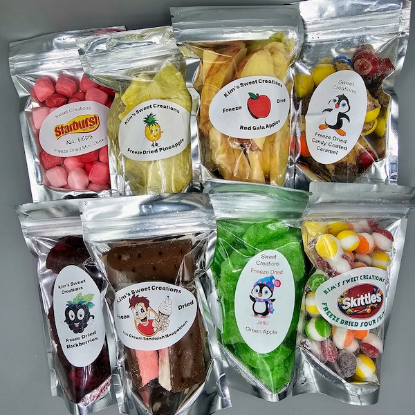 Freeze Dried Sample Pack - Etsy