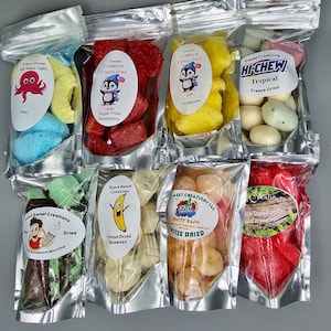 Freeze Dried Sample Pack 8-1oz Bags - Etsy