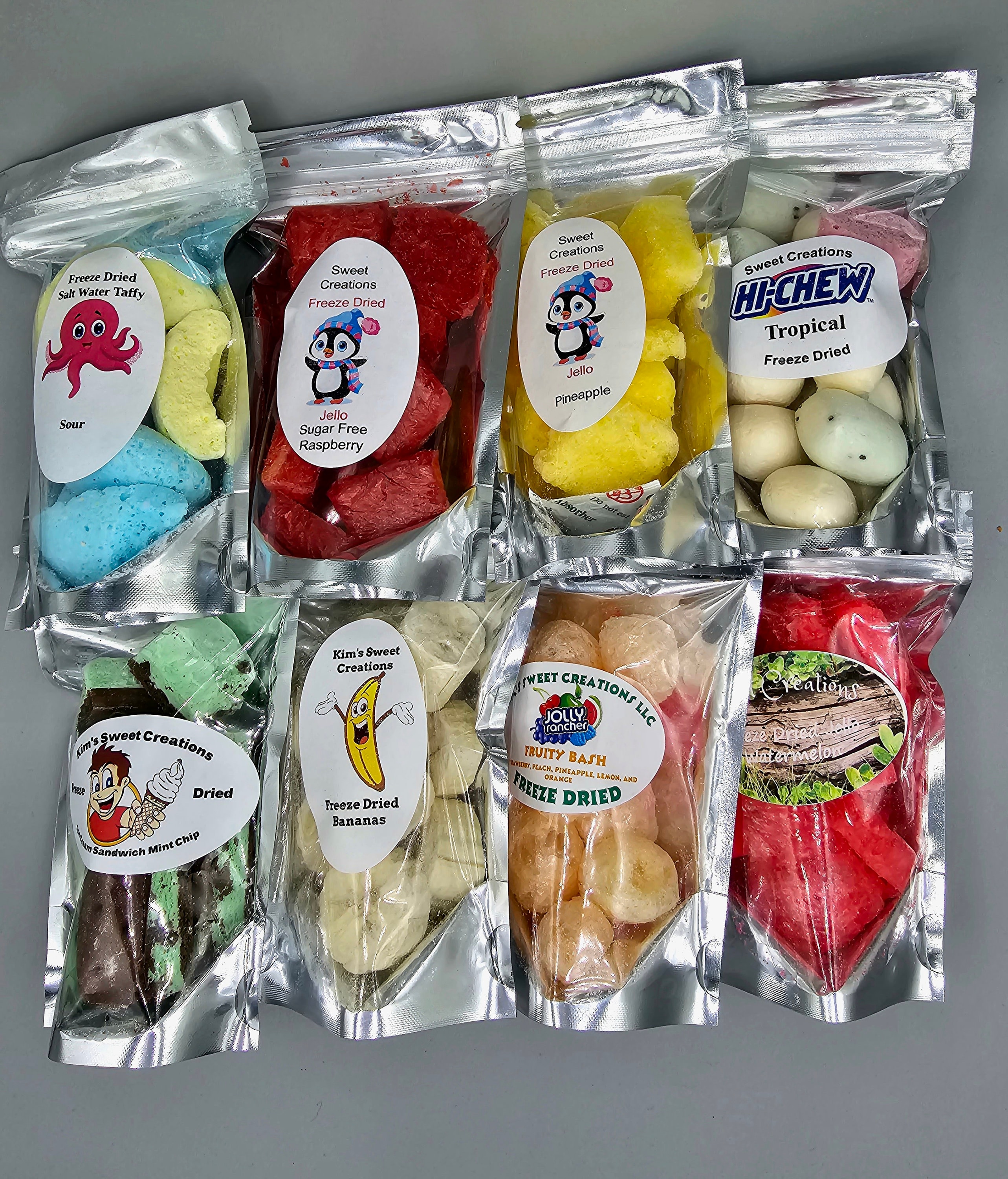 Freeze Dried Sample Pack 8-1oz Bags - Etsy