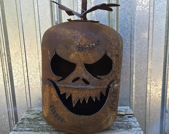 Fester Jack the Halloween Pumpkin, Jack O Lanterns, Farmhouse, Metal ...