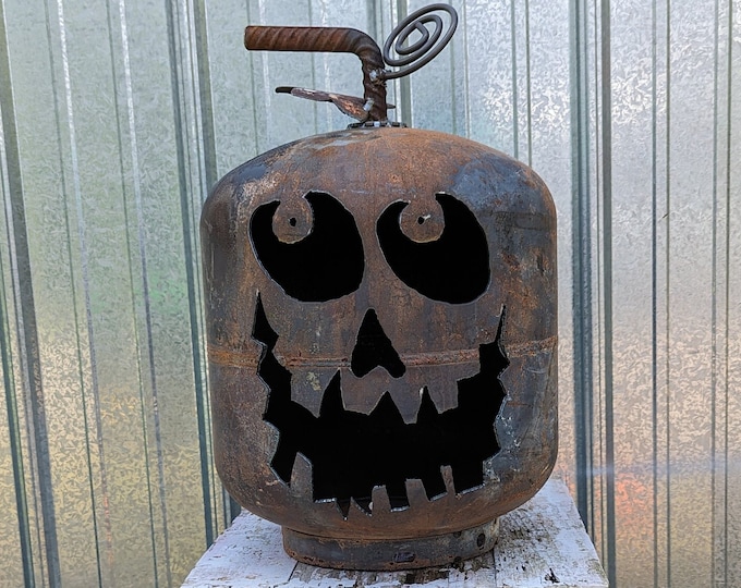 Shifty Halloween Pumpkin, Jack O Lanterns, Farmhouse, Metal Lawn Art ...