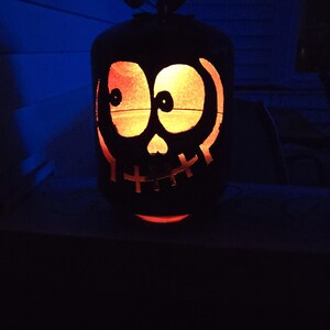 Lilly the Halloween Pumpkin, Jack O Lanterns, Metal Lawn, Front Porch ...