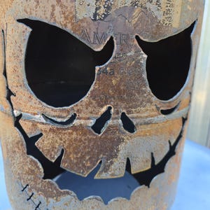 Villian the Halloween Pumpkin, Jack O Lanterns, Farmhouse, Metal Lawn ...