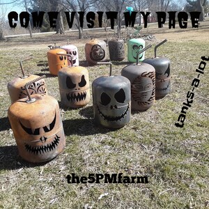Villian the Halloween Pumpkin, Jack O Lanterns, Farmhouse, Metal Lawn ...