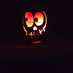 Lilly the Halloween Pumpkin, Jack O Lanterns, Farmhouse, Metal Lawn ...