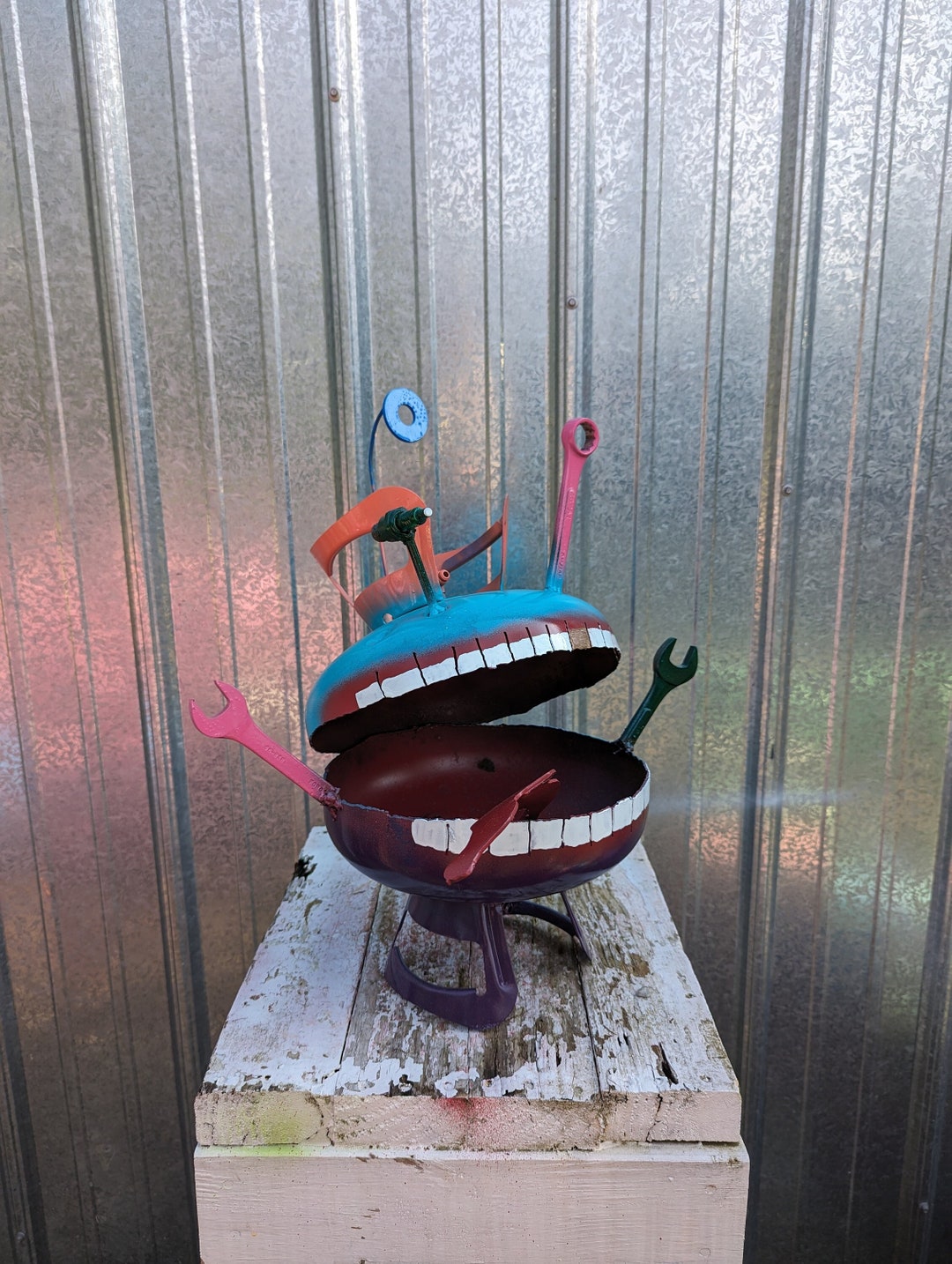 Chomp the Snipe Metal Lawn Art Front Porch Décor Garden - Etsy