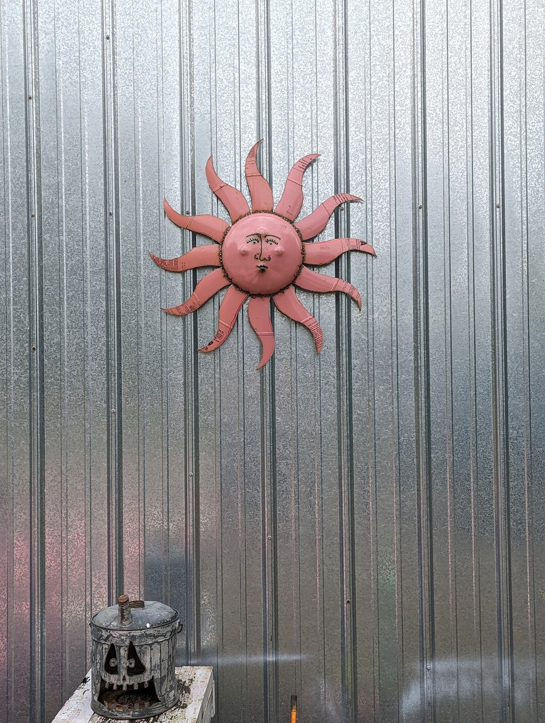 Seasons in the Sun, Large Metal Sun,farmhouse, Metal Lawn Art, Front ...