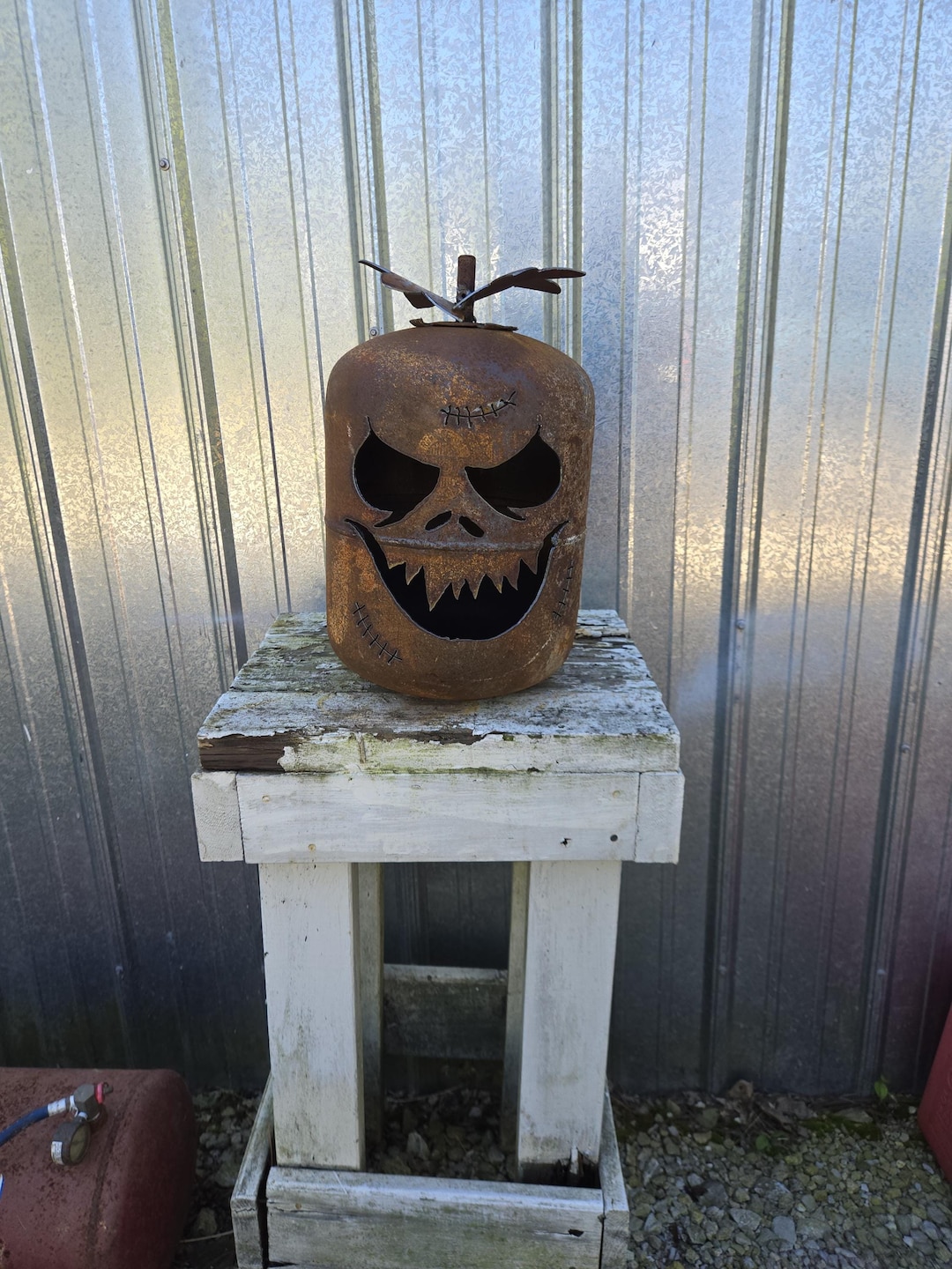 Fester Jack the Halloween Pumpkin, Jack O Lanterns, Farmhouse, Metal ...