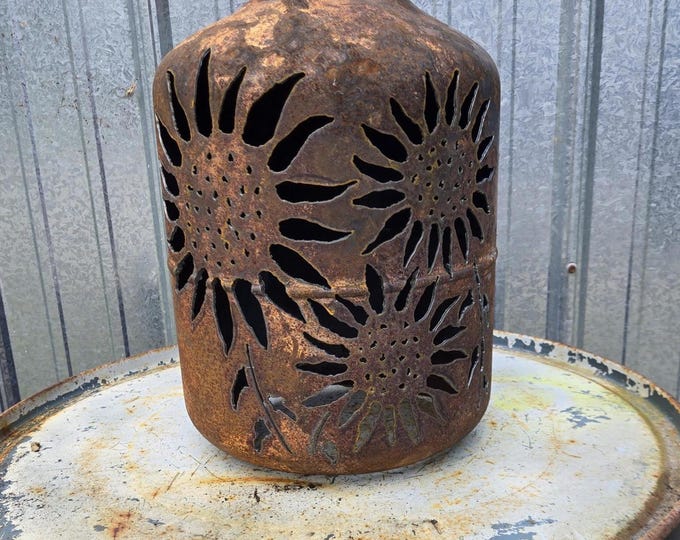 The Sunflower , Chic Love Tank, Yard Art, Garden Party. Gas Can ...