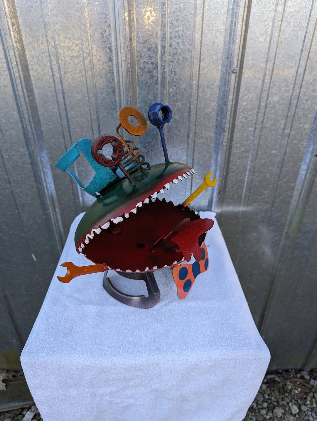 Chompers the Snipe, Metal Lawn Art, Front Porch Décor, Garden ...