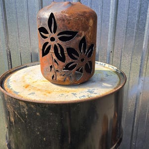 Flower Tank, Chic Love Tank, Yard Art, Garden Party. Gas Can, Propane ...