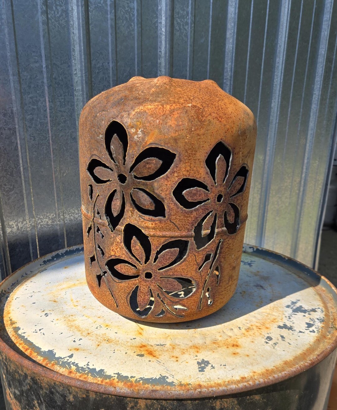 Flower Tank, Chic Love Tank, Yard Art, Garden Party. Gas Can, Propane ...