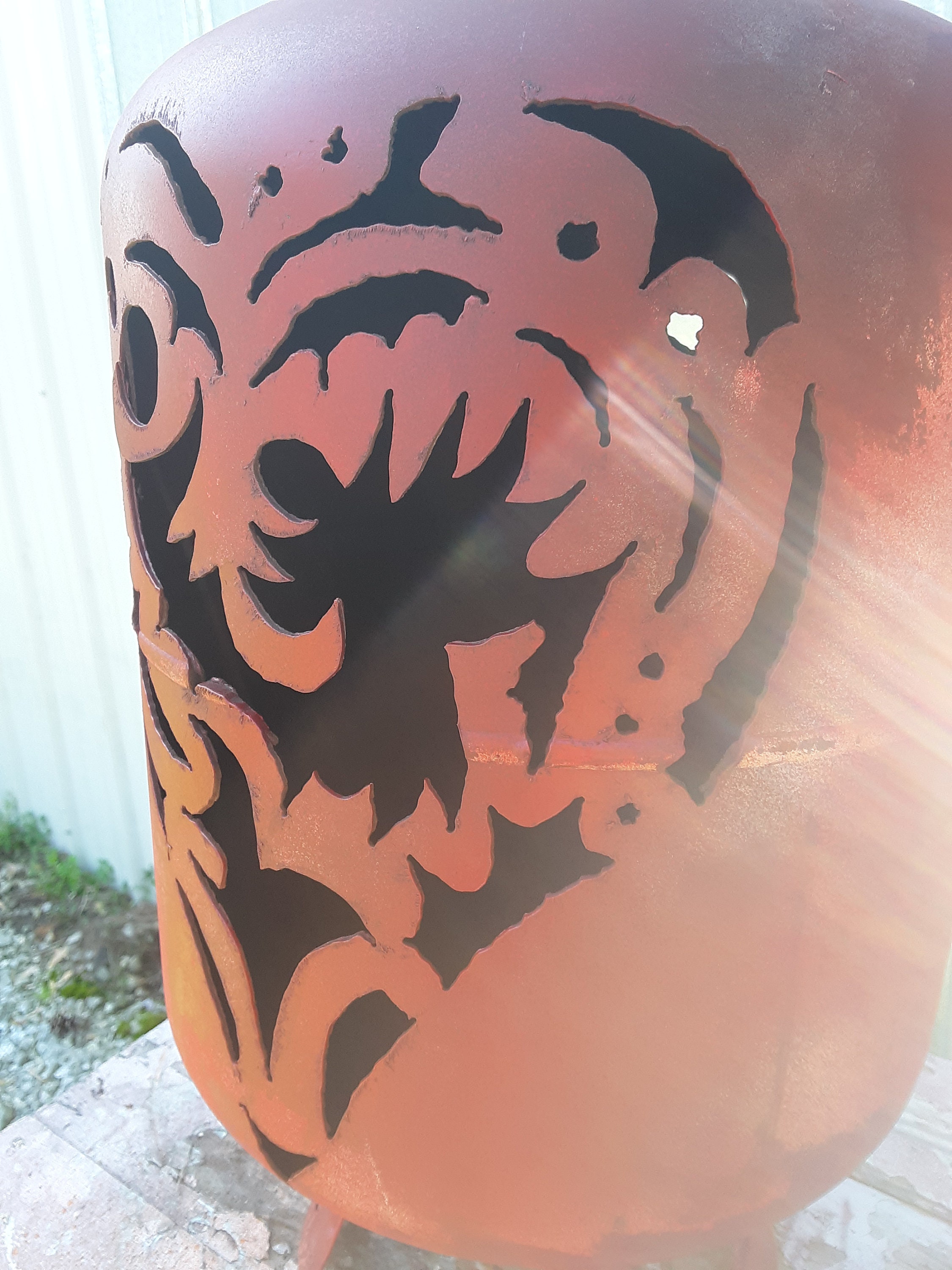 Love Tank yard art. Gas Can Propane Tank Freon tank. | Etsy