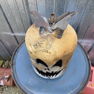 Glitzy Jack the Halloween Pumpkin, Jack O Lanterns, Farmhouse, Metal ...