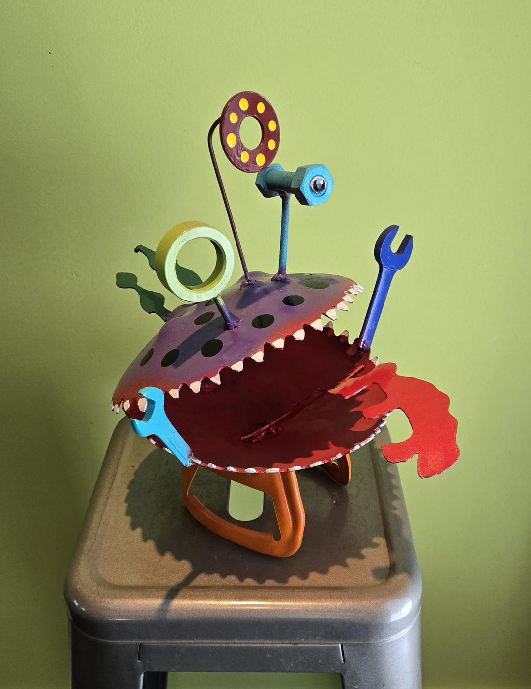 Cheeks the Snipe, Metal Lawn Sculpture, Recycled Freon Tank Art - Etsy