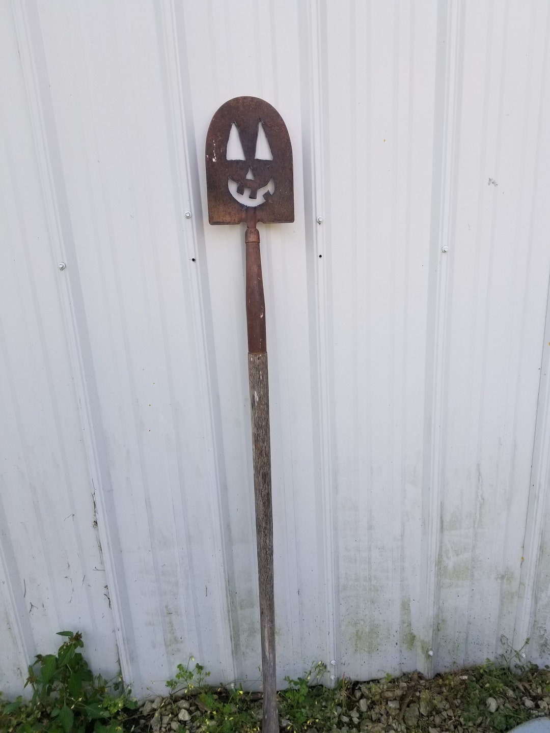 Jack of Spades a Halloween Decoration Repurposed Metal Lawn - Etsy