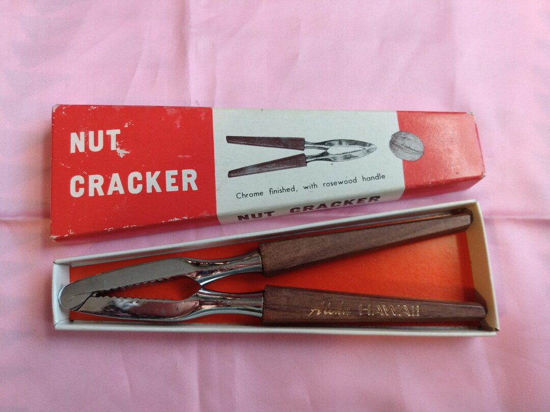 Vintage Nut Cracker in Original Box. Souvenir Aloha Hawaii. Chrome ...