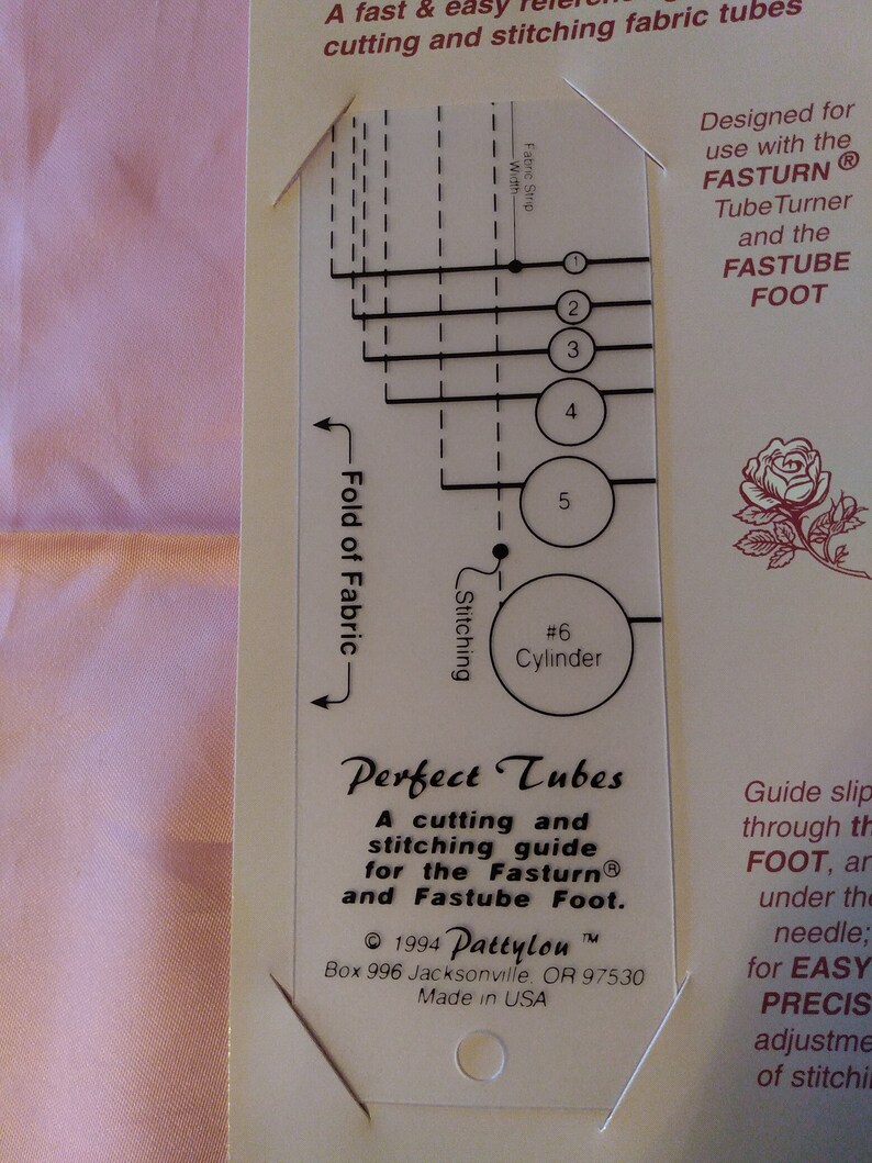 Perfect Tubes Guide. Fast Easy Reference Guide Template for - Etsy