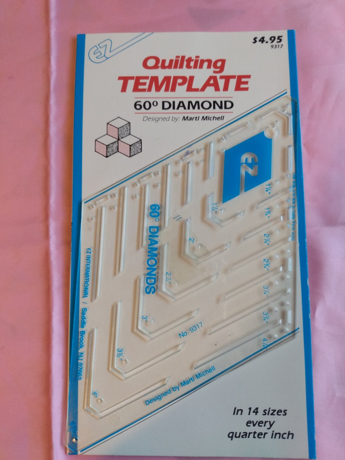 Quilting Templates. Choice of 60 Degree Diamond, Easy Angle or Hearts ...