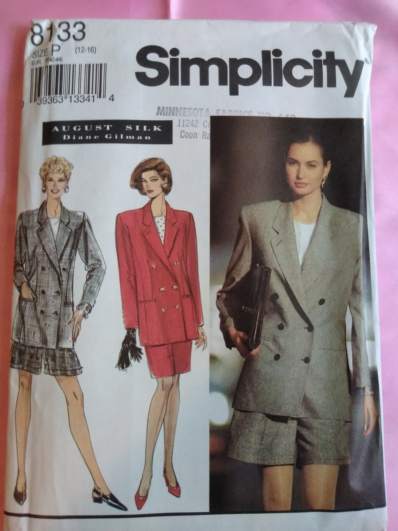 PLUS Sized Simplicity Pattern 8133 Complete Uncut Pattern for Misses ...
