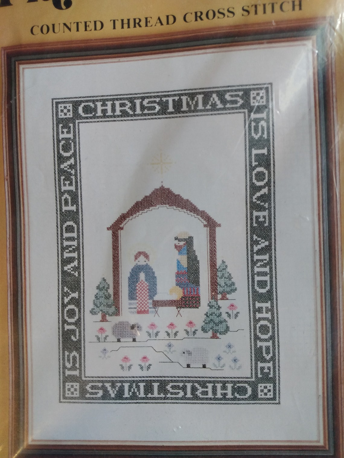Nativity, Holy Family Counted Cross Stitch Kit. Complete Kit. Astor ...