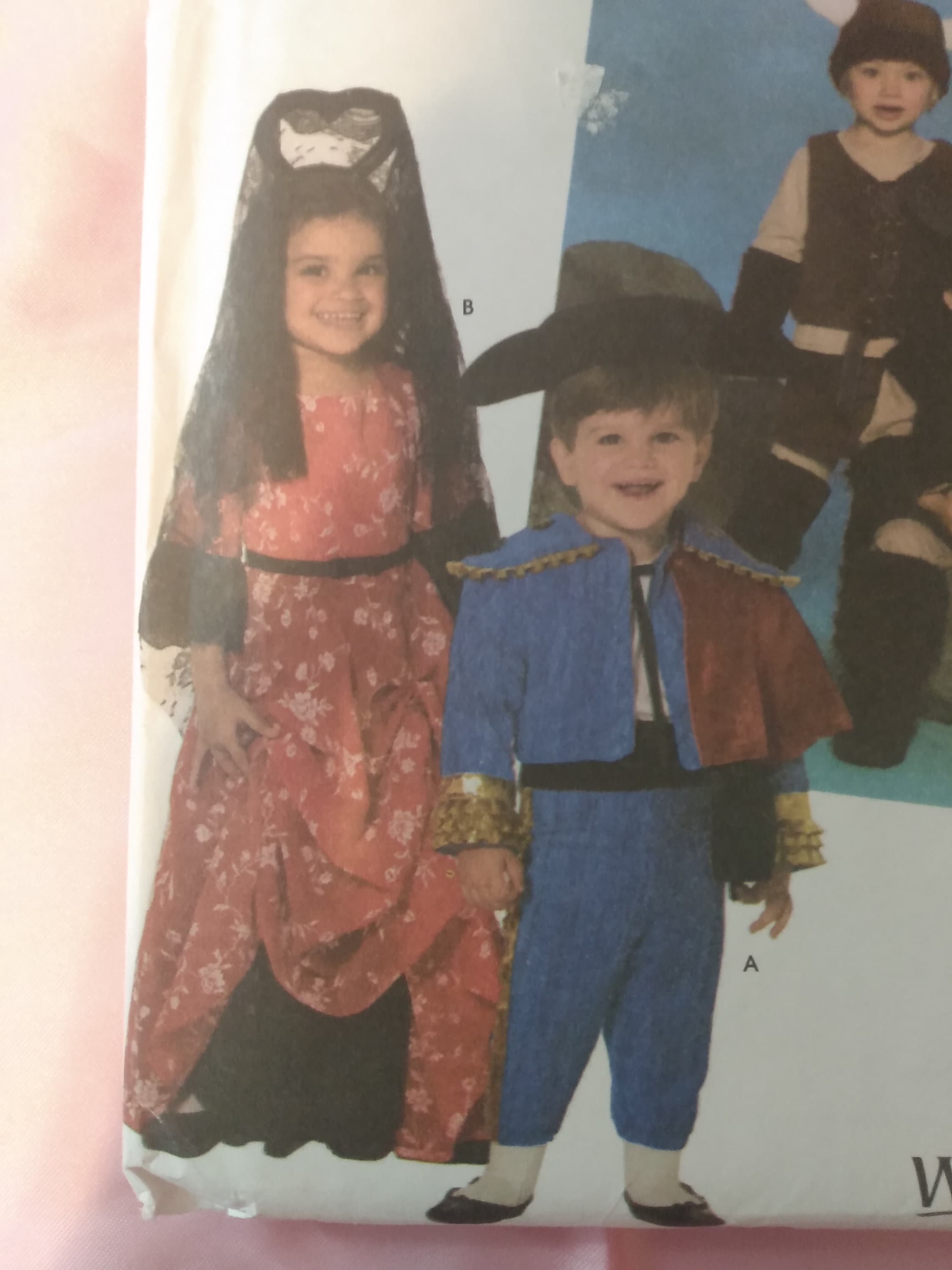 Viking, Matador, Senorita Halloween Pattern. Uncut Simplicity 4445 ...