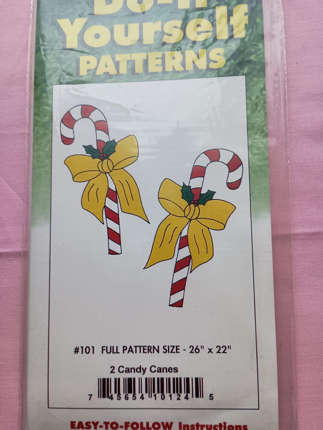 2 Candy Canes Wood Pattern. Yard Art. Simple & Easy. Do-it-yourself ...