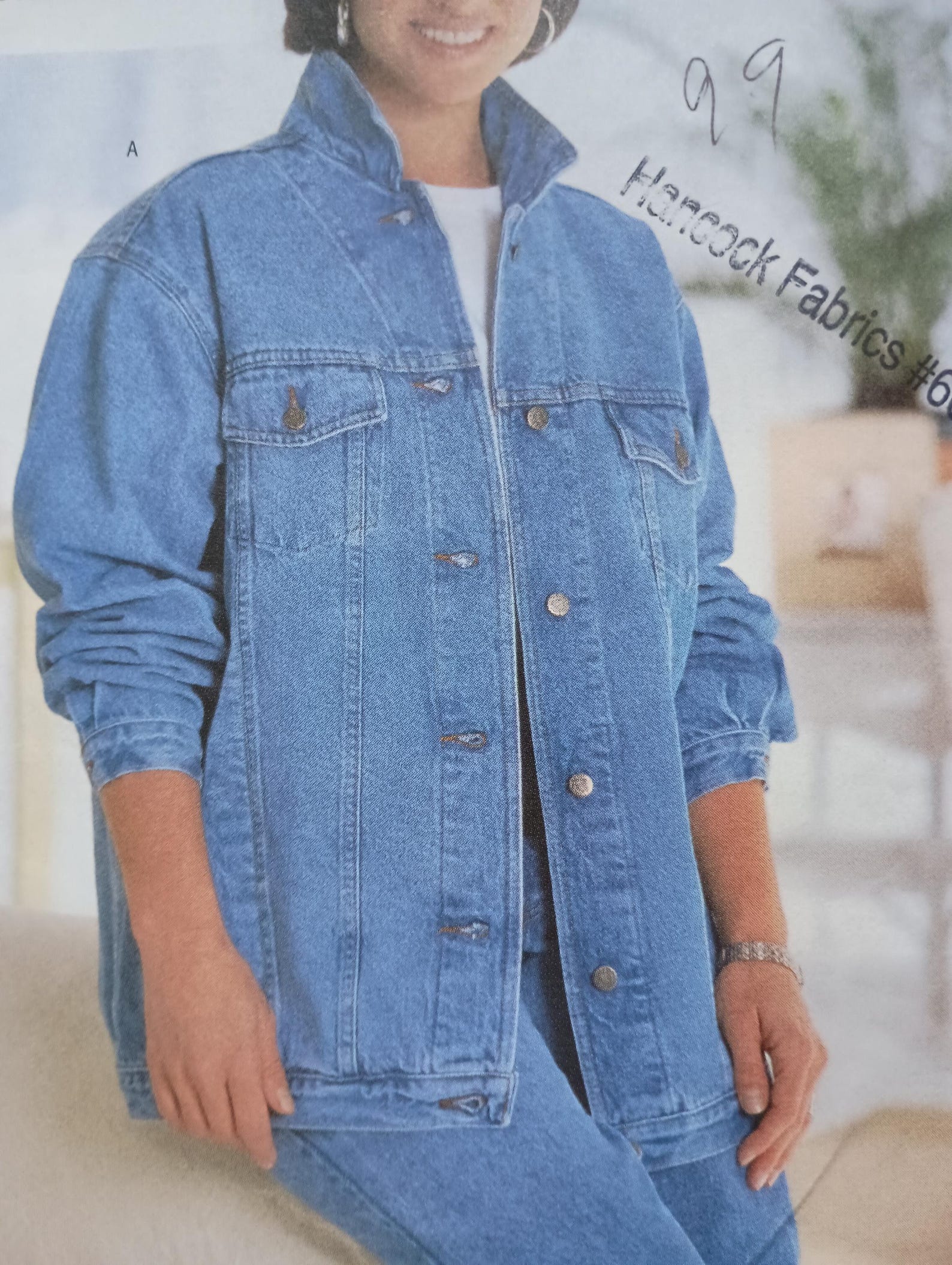 Plus Size Jacket & Vest Pattern: Butterick 5581 Delta Burke Design ...