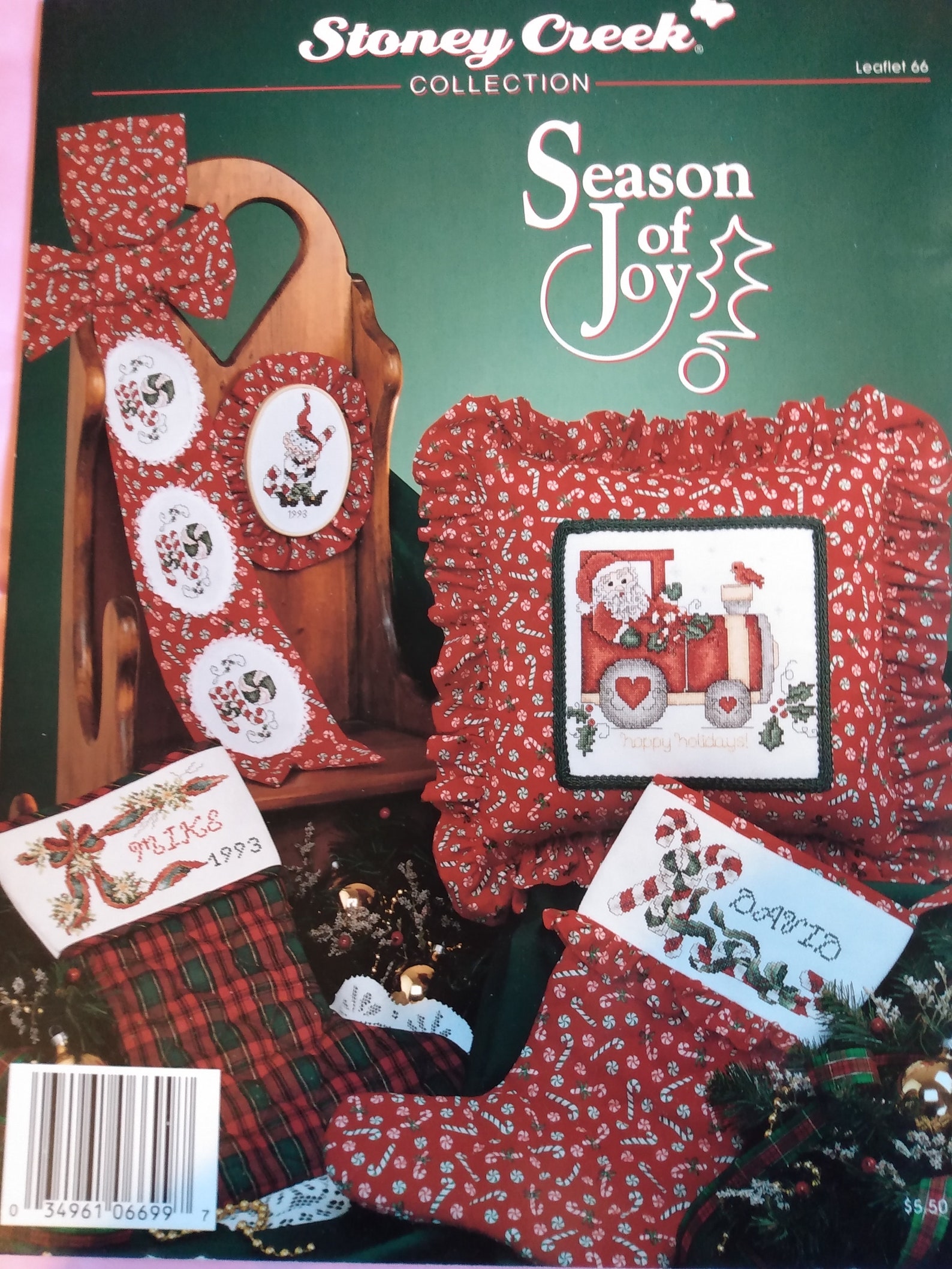 Season of Joy Cross Stitch Patterns. Stoney Creek 66. Christmas, Santa ...