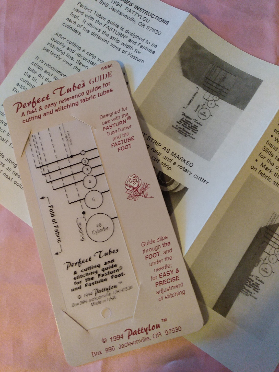 Perfect Tubes Guide. Fast Easy Reference Guide Template for - Etsy