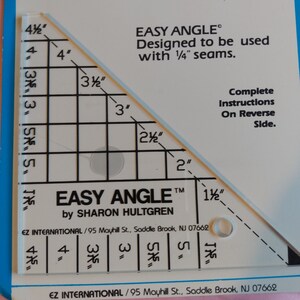 Quilting Templates. Choice of 60 Degree Diamond, Easy Angle or Hearts ...