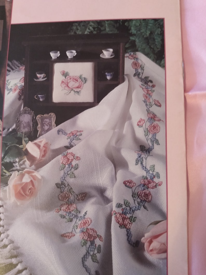 Rose Garden Cross Stitch Pattern Book. Paula Vaughan. Leisure Arts 2025 ...