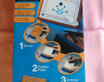 Fiskars Embossing Stencil - Etsy