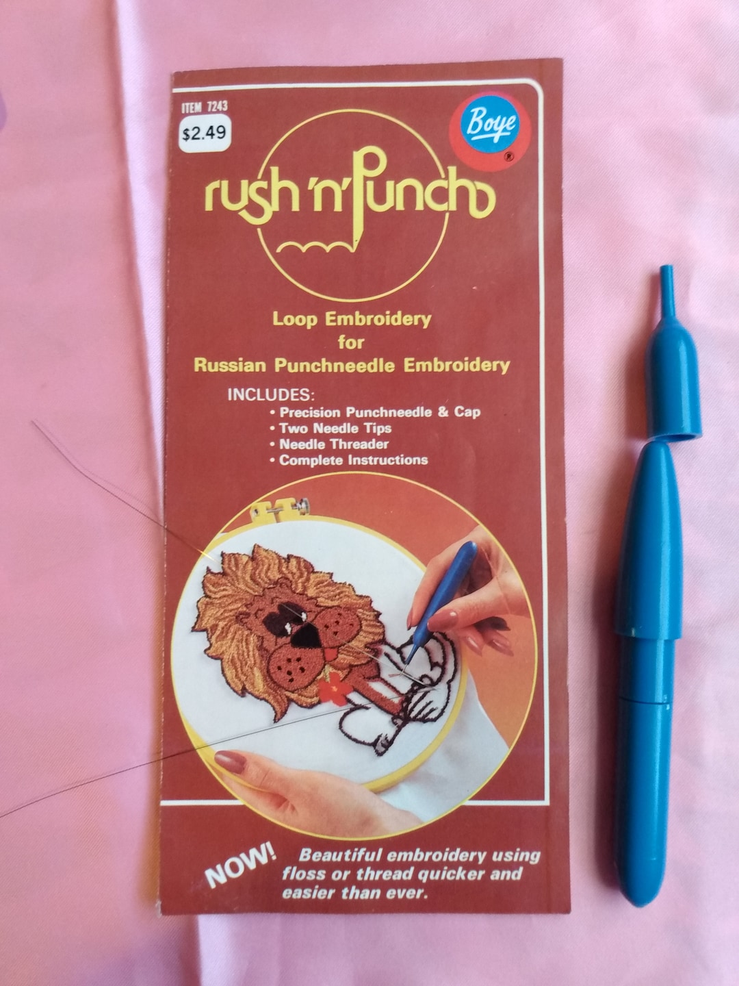 Boye Rush 'n' Punch Loop Embroidery for Russian Punch Needle Embroidery ...