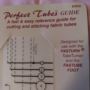 Perfect Tubes Guide. Fast Easy Reference Guide Template for - Etsy